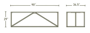 Blu Dot Strut Walnut Metal Base Dining Table & Reviews | Wayfair