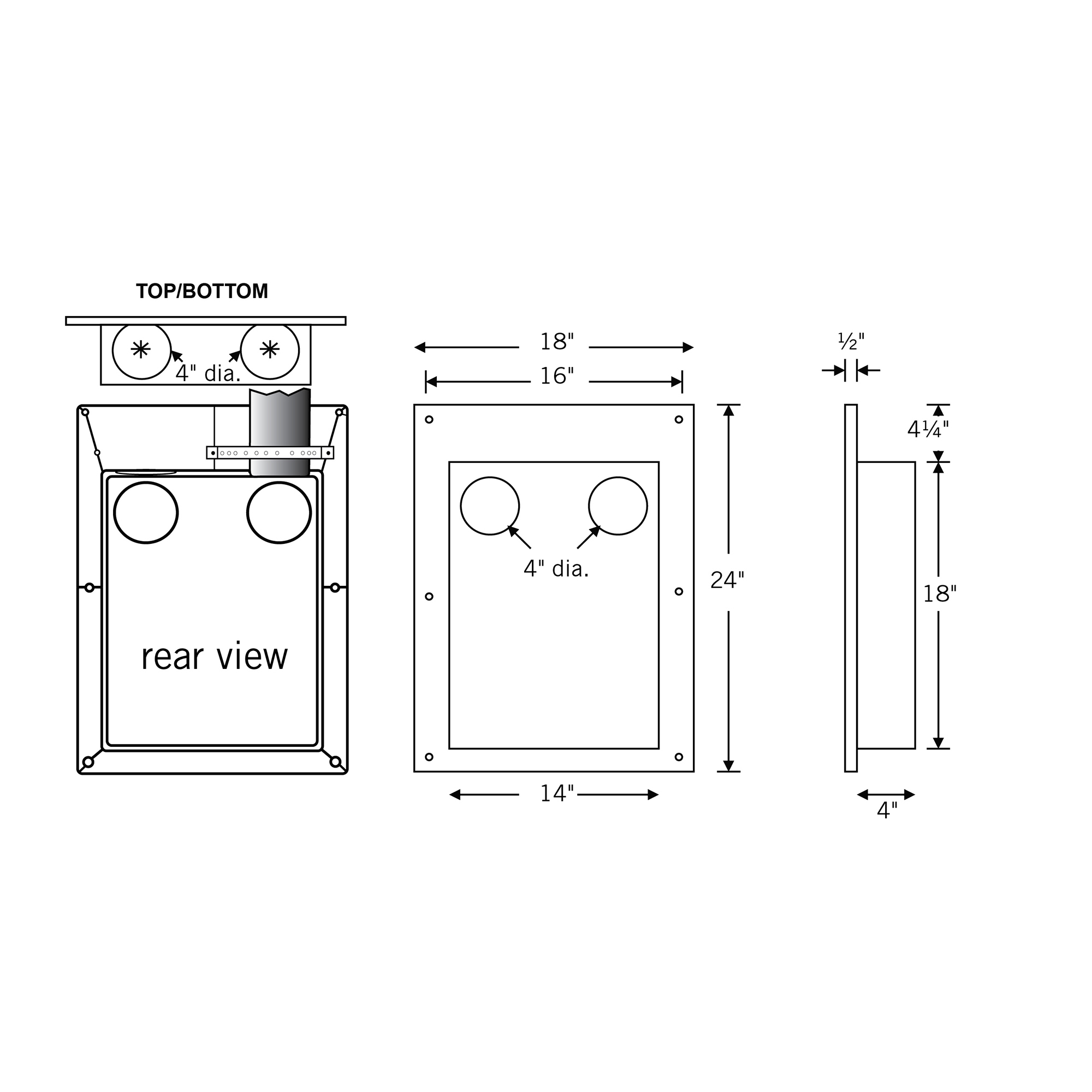 BuildersBest Universal Washing Machine / Dryer Outlet Box & Reviews ...