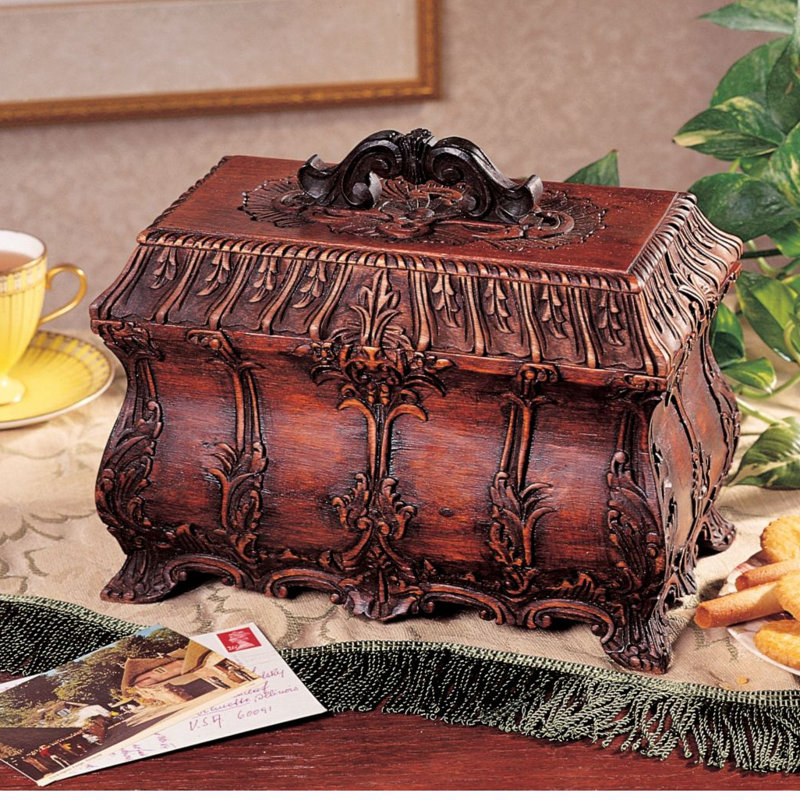 Design Toscano Tea Caddy Box & Reviews | Wayfair