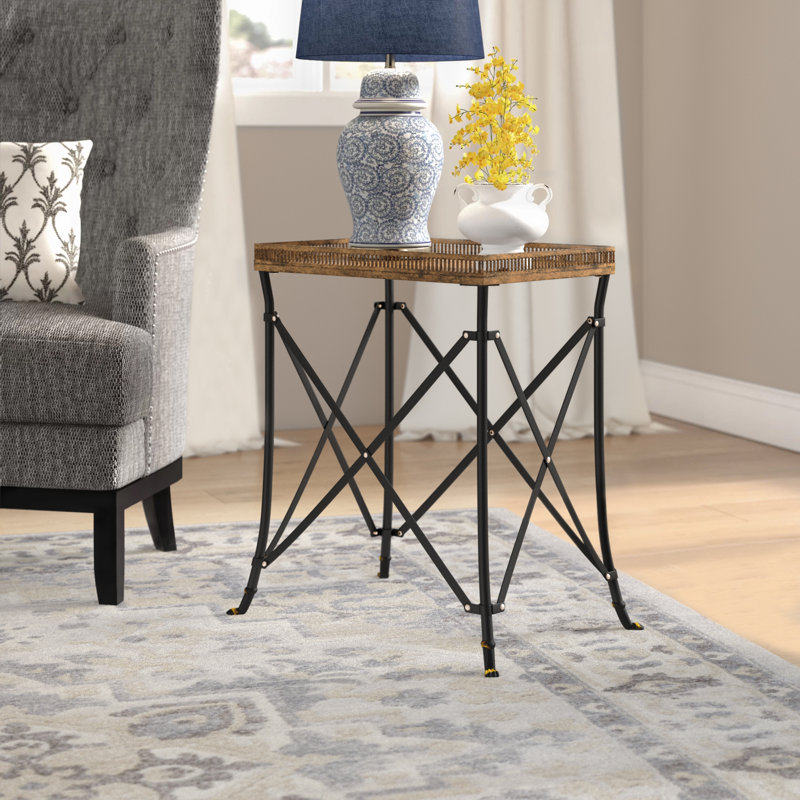 Fleur De Lis Living Crosson End Table & Reviews | Wayfair