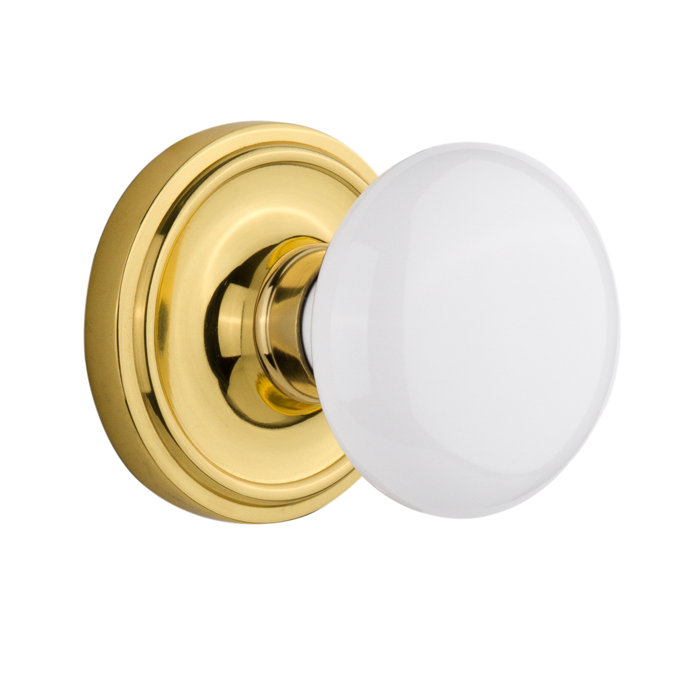 Nostalgic Warehouse White Porcelain Interior Mortise Door Knob with ...