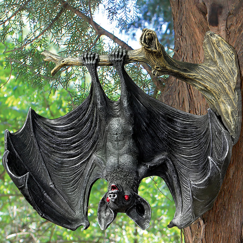 Design Toscano Demon of the Night Vampire Bat Statue & Reviews | Wayfair