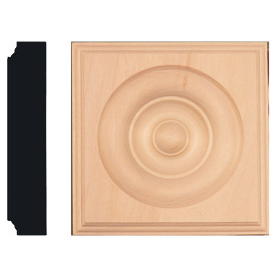 Rosette Applique Molding & Millwork You'll Love