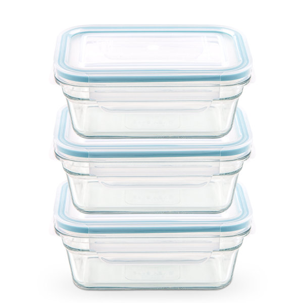 Glasslock 3 Container Food Storage Set & Reviews | Wayfair
