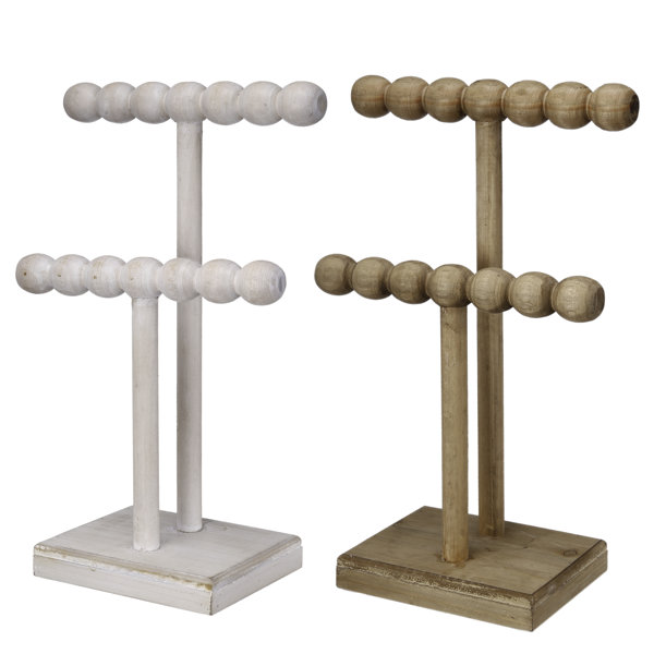 2 Tier Wooden Stand | Wayfair