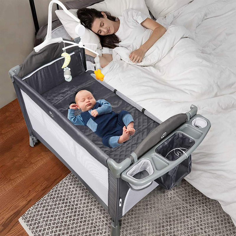 Isabelle & Max™ 5 In 1 Baby Bassinet Bedside Sleeper, Portable Baby Bed ...