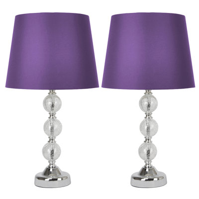 Purple Table Lamps You'll Love | Wayfair.co.uk