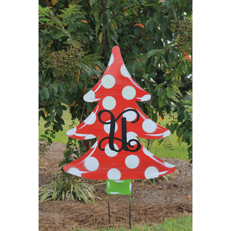 Southern Steel Designs Christmas Tree Yard Garden Stake & Reviews | Wayfair