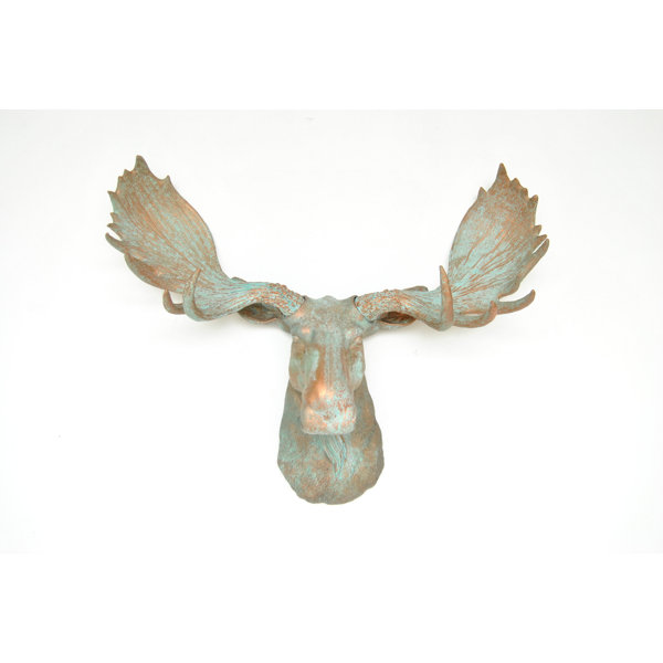 Millwood Pines Faux Taxidermy Moose Head Wall Décor | Wayfair.ca