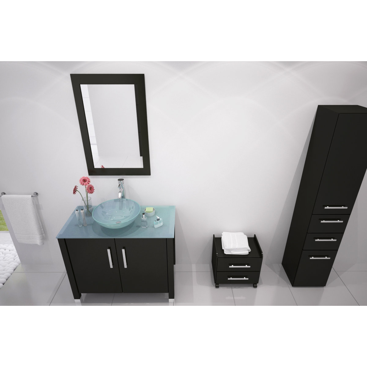 Jwh Living Gemini 35 5 Single Bathroom Vanity Set And Reviews Wayfair