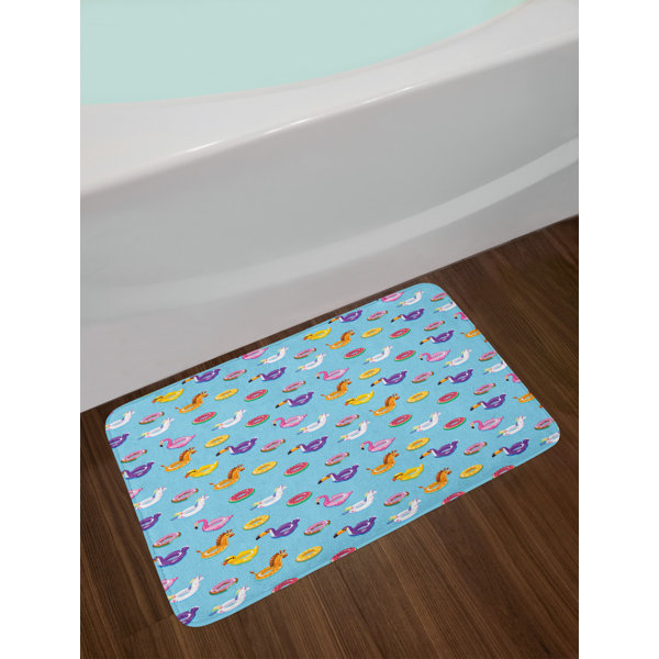 East Urban Home Swimming Bath Rug | Wayfair