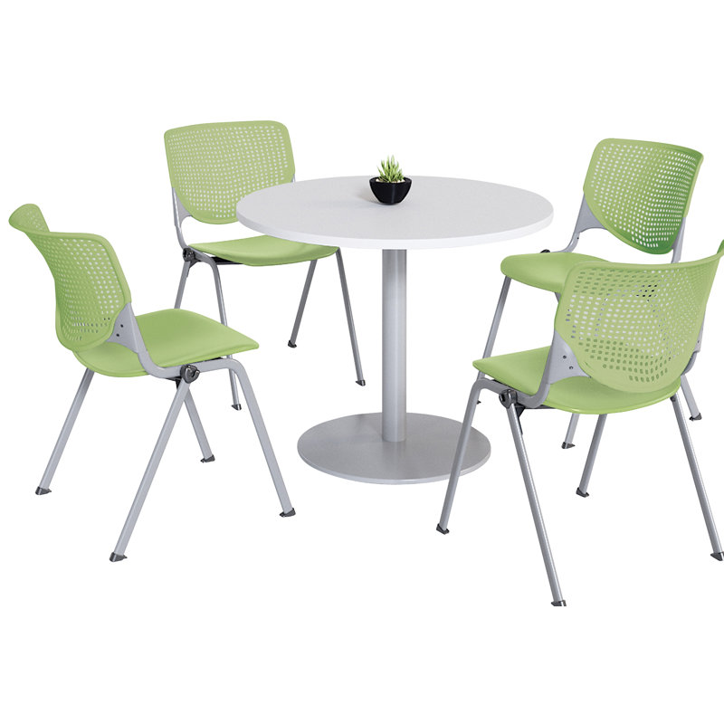 KFI Studios Round Breakroom Table and Chair Set | Wayfair