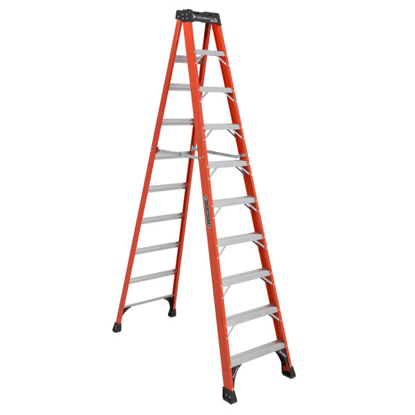 Louisville Ladder WFX Utility, 10 Ft, Fibreglass Step Ladder, Type Iaa ...