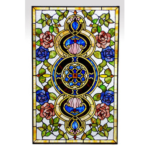 Rectangular Shaped Stained Glass Panels You'll Love | Wayfair