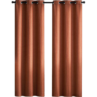 Rust Colored Curtains | Wayfair
