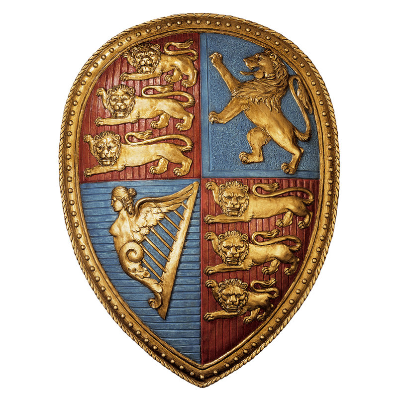 Design Toscano Queen Victoria's Royal Coat of Arms Shield Wall Décor ...
