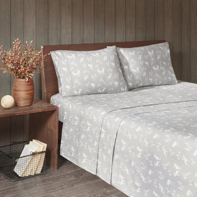 Split Cal King Flannel Sheets | Wayfair