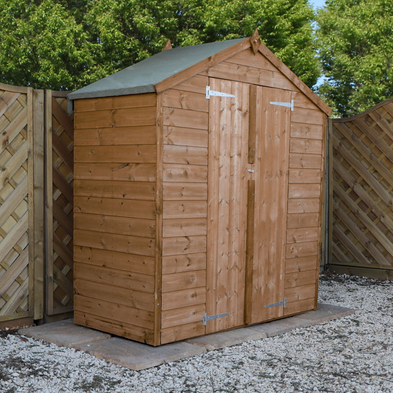 WFX Utility 6 ft. x 3 ft. Solid Wood Garden Shed | Wayfair.co.uk