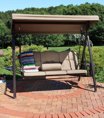 Wayfair | Mahogany Porch Swing with Stand Porch Swings You'll Love in 2022