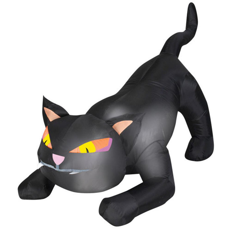Gemmy Industries GemmyAirblownInflatable CatLighted Halloween ...