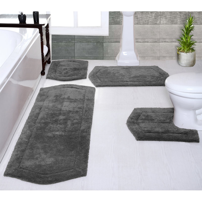 Winston Porter Morissette 4 Piece Bath Rug Set & Reviews | Wayfair