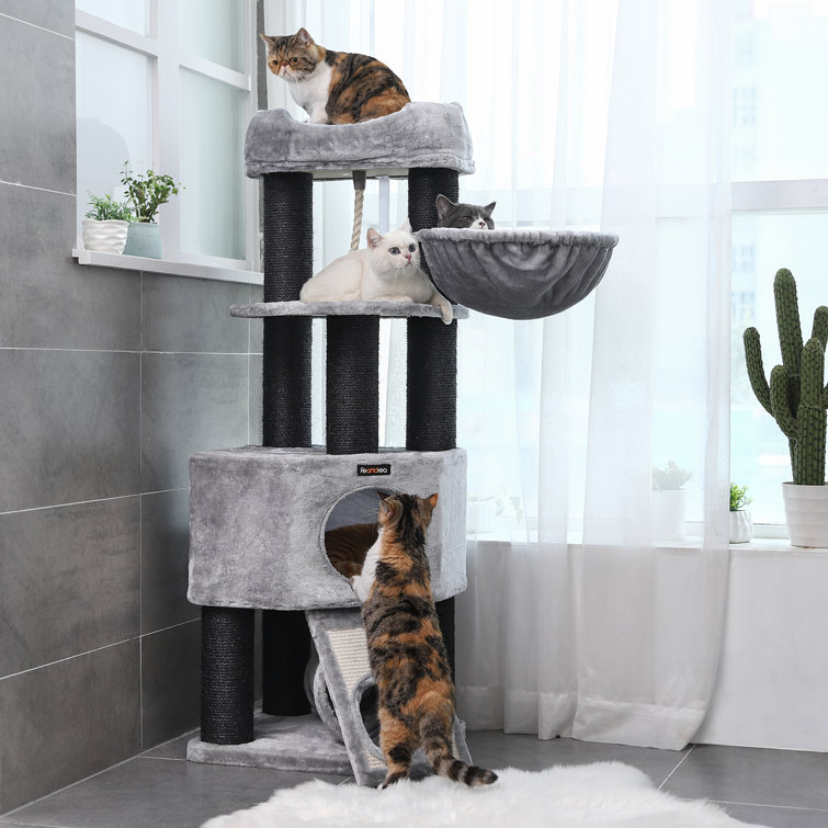 FEANDREA 141cm Cat Tree & Reviews | Wayfair.co.uk