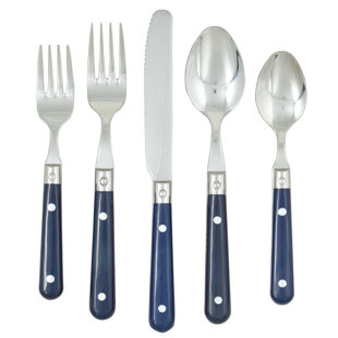 Blue Flatware Sets You'll Love | Wayfair