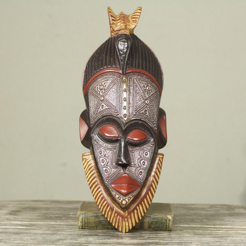Novica Embossed African Mask Wall Décor | Wayfair