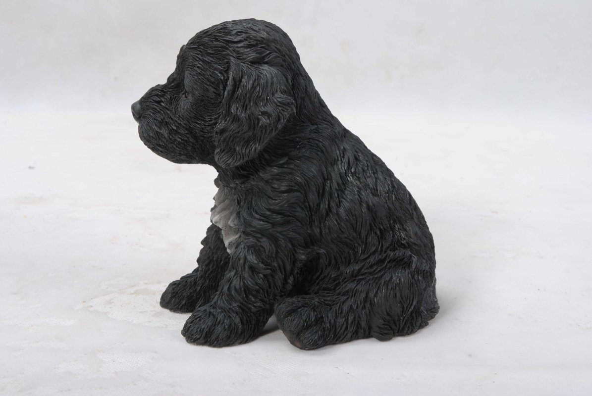Hi-Line Gift Ltd. Sitting Cockapoo Puppy Statue & Reviews | Wayfair
