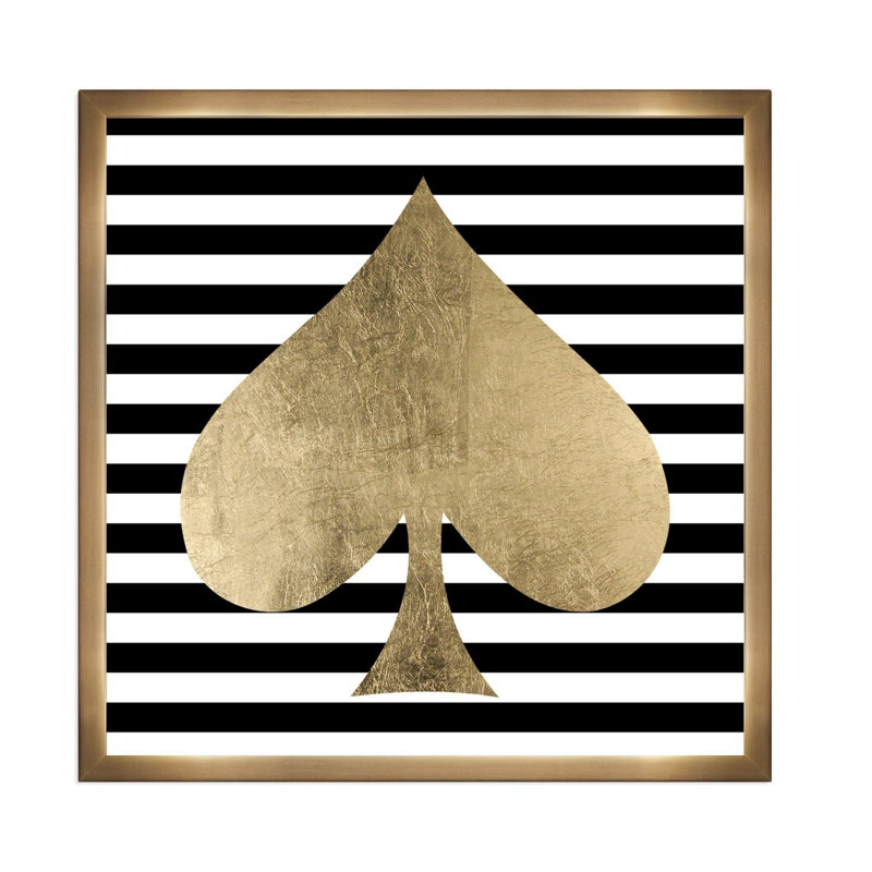 Mercer41 The Spade Framed Graphic Art | Wayfair