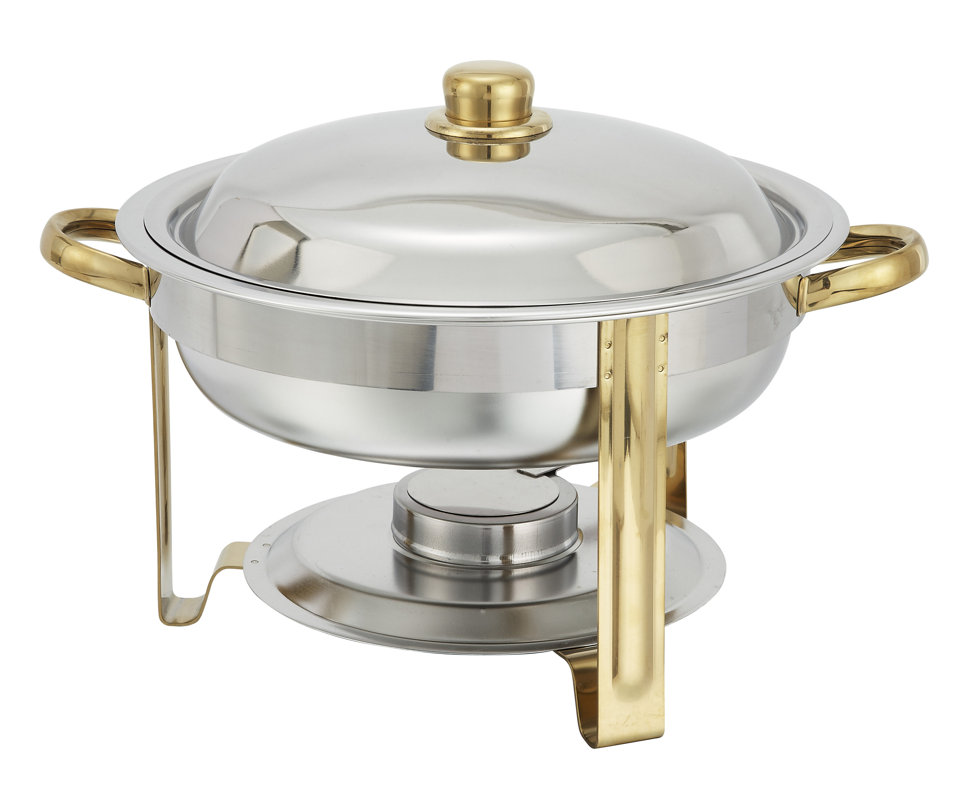 Winco Malibu 4-Quart Round Chafer & Reviews | Wayfair