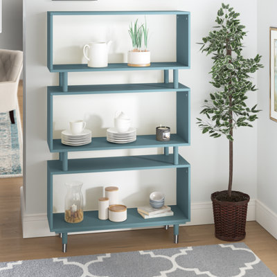 Navy Blue Bookcase | Wayfair