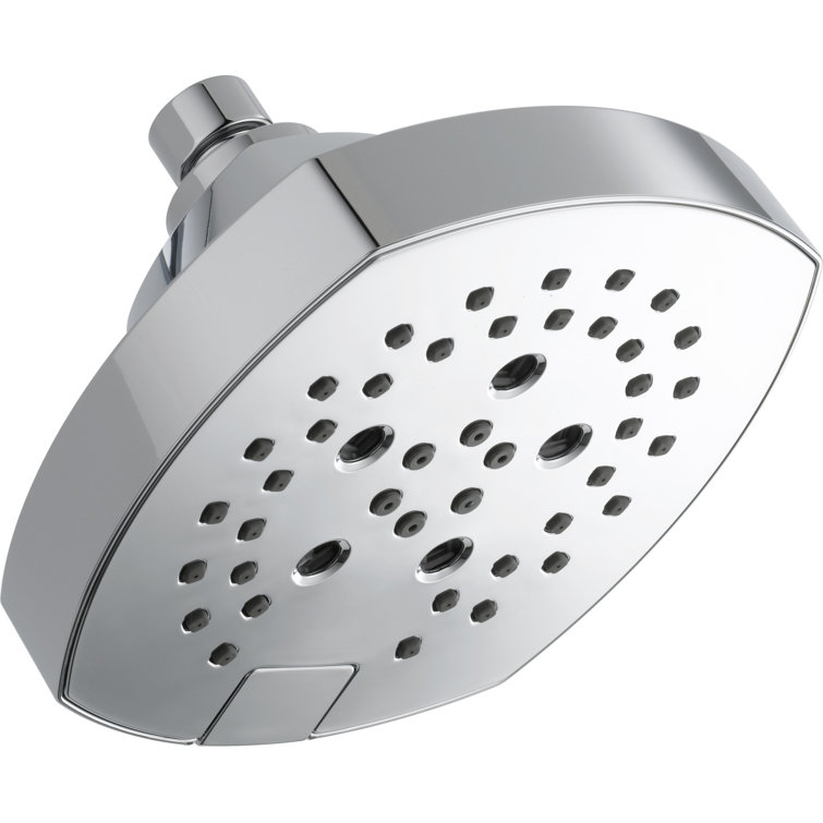 Delta Universal Multi Function Rain Shower Head with H2Okinetic ...