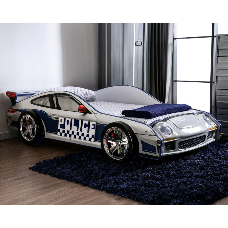 Zoomie Kids Gerke Police Car Bed | Wayfair