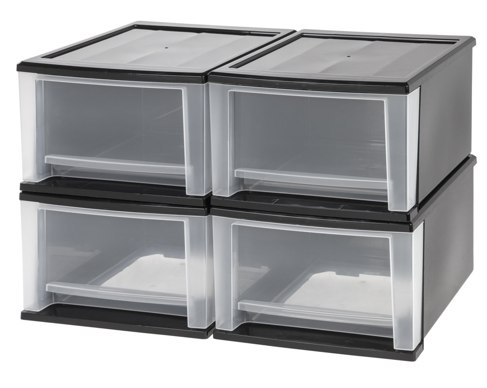 Iris 12 05 W Stacking Storage Drawer And Reviews Wayfair