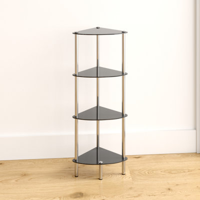 Black Corner Shelf Unit | Wayfair.co.uk