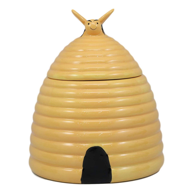 August Grove Wildlife Busy Honey Bumblebee Bee Hive Beehive Cookie Jar ...