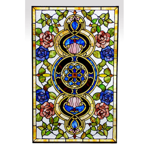 Rectangular Shaped Stained Glass Panels You'll Love | Wayfair