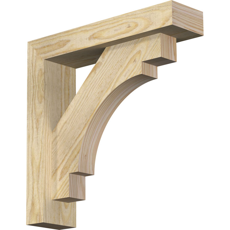 Ekena Millwork Merced Block Offset Brace Bracket | Wayfair