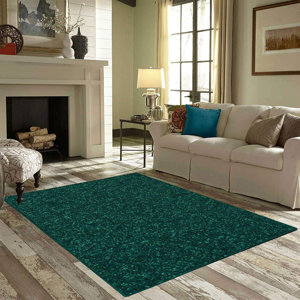 Latitude Run® Braided Forest Green Area Rug | Wayfair
