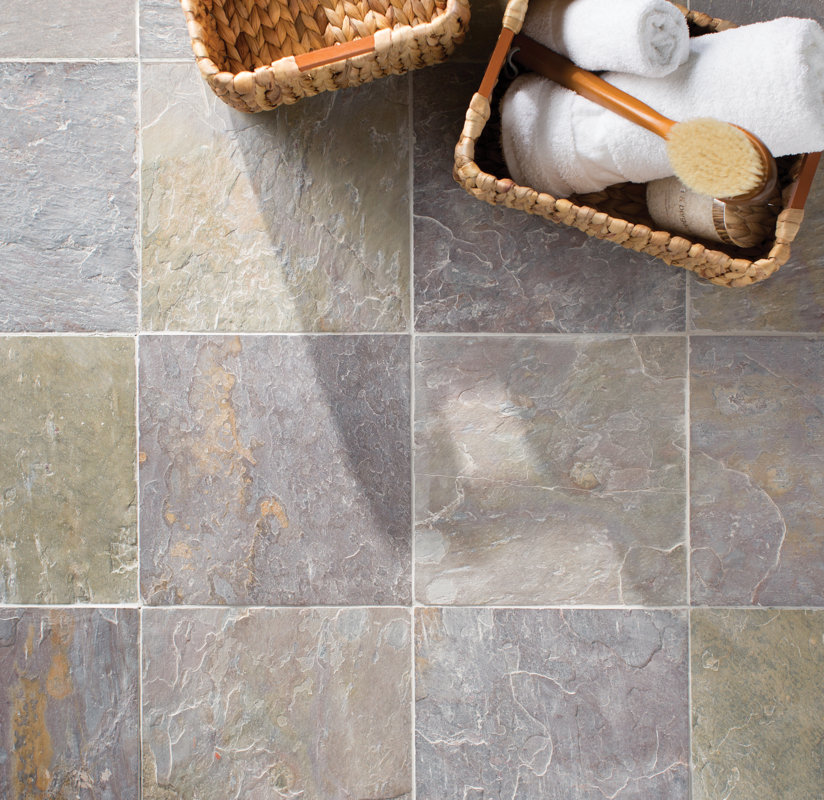 MSI Classic 12'' x 12'' Slate Field Tile in Multi & Reviews | Wayfair