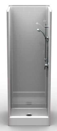 BestBathSystems 30" x 30" x 82.5" Shower Module | Wayfair