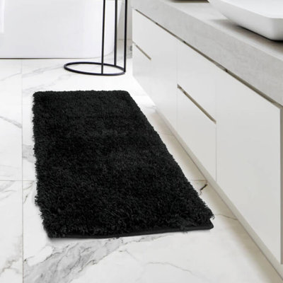 Black Bath Rugs & Mats You'll Love in 2020 | Wayfair