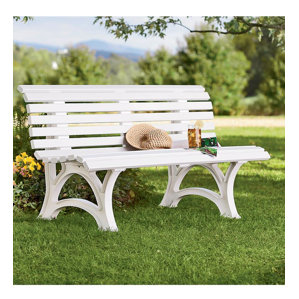 White Outdoor Benches You'll Love | Wayfair