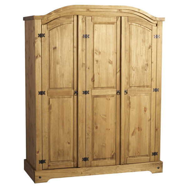 Pine Open Wardrobe