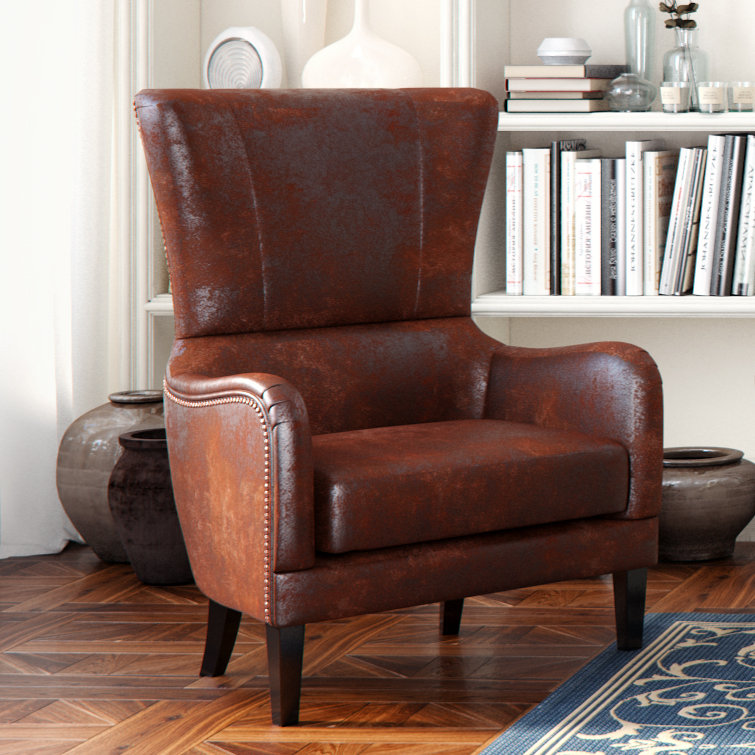 Alcott Hill Gordon High Back Wingback Chair & Reviews | Wayfair
