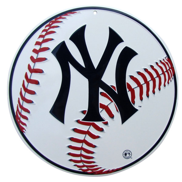 Treasure Gurus Ny Yankees Logo round Baseball Wall Décor | Wayfair