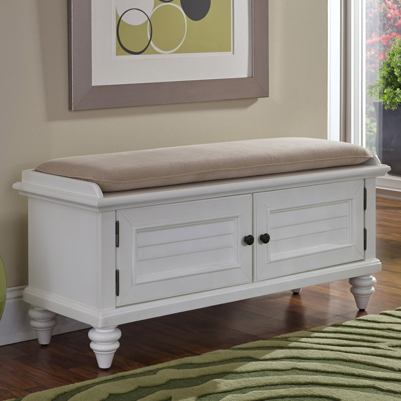 Harrison Upholstered Storage Bench & Reviews | Joss & Main