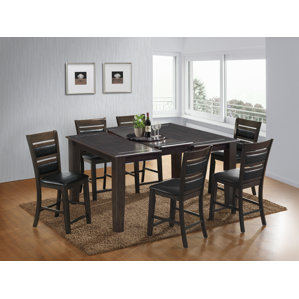 7 Piece Counter Height Kitchen & Dining Room Sets You'll Love | Wayfair