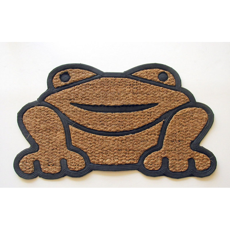 Ebern Designs Hazelle Frog Door Mat & Reviews | Wayfair